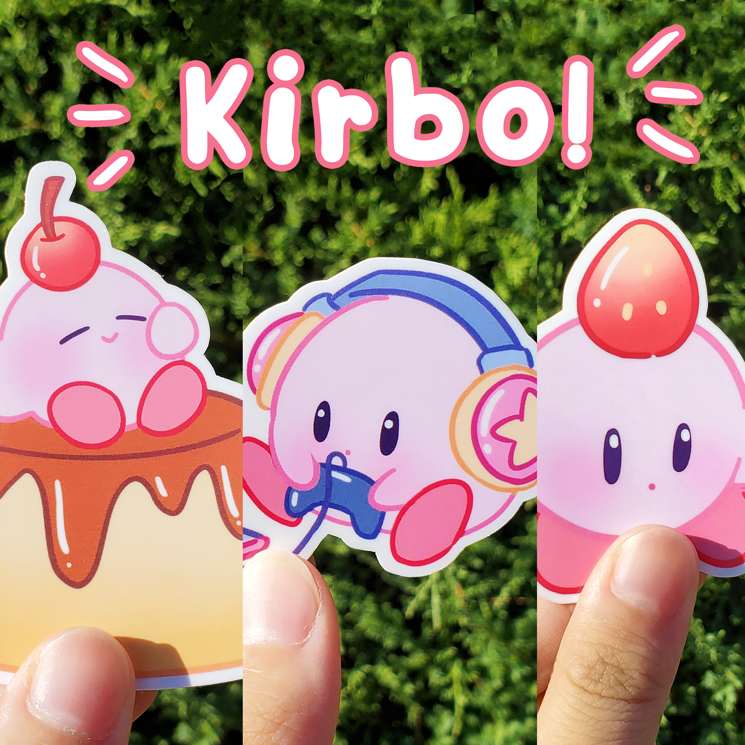 Kirbo! Stickers | Cloverleafpie